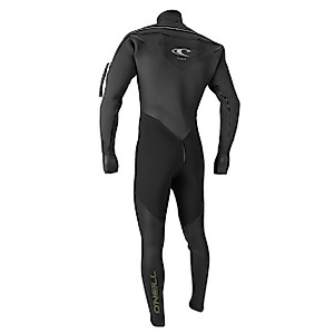 O'Neill Men's Fluid 3mm Neoprene Drysuit, Black/Graphite, X-Large