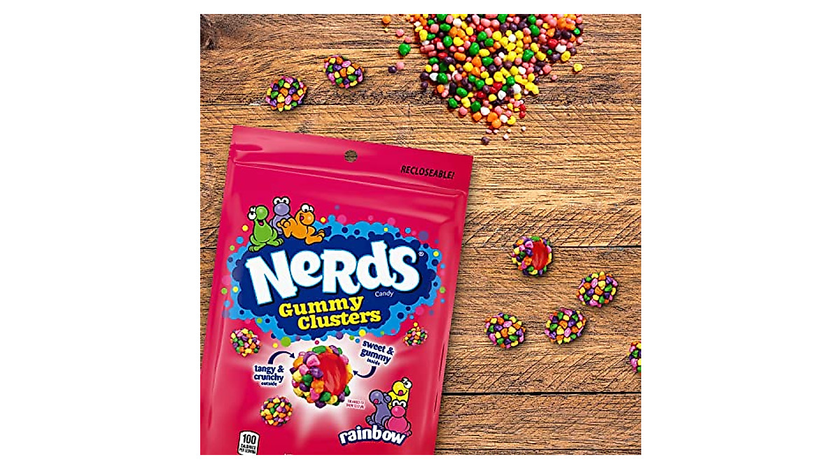 Nerds Rainbow Gummy Clusters: Crunchy, Chewy Candy Fun!