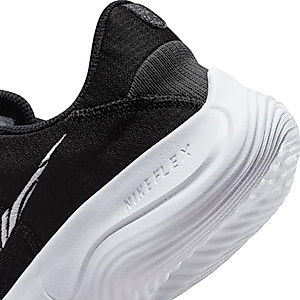 Nike Women's Flex Experience RN 11 Sneaker, Black/White-dk Smoke Grey, 8