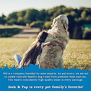 Jack&Pup Filled Cow Hooves for Dogs; Stuffed Dog Chew Hoofs (5 Pack) Cow Hoofs for Dogs. Natural Dog Chews, Filled Dog Bones (Peanut Butter Flavor)