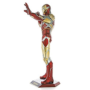 Metal Earth Premium Series Marvel Iron Man Mark LXXXV 3D Metal Model Kit Bundle with Tweezers Fascinations