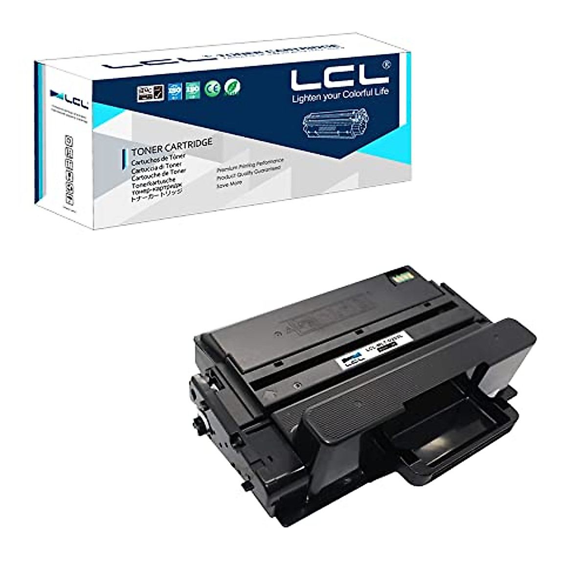 LCL Compatible Toner Cartridge Replacement for Samsung MLT-D203L MLT-D203S 5000 Page M4072 M4072FD SL-M3320 M3370FW M3820 M3820ND M3320ND M3370 M3370FD (1-Pack Black)