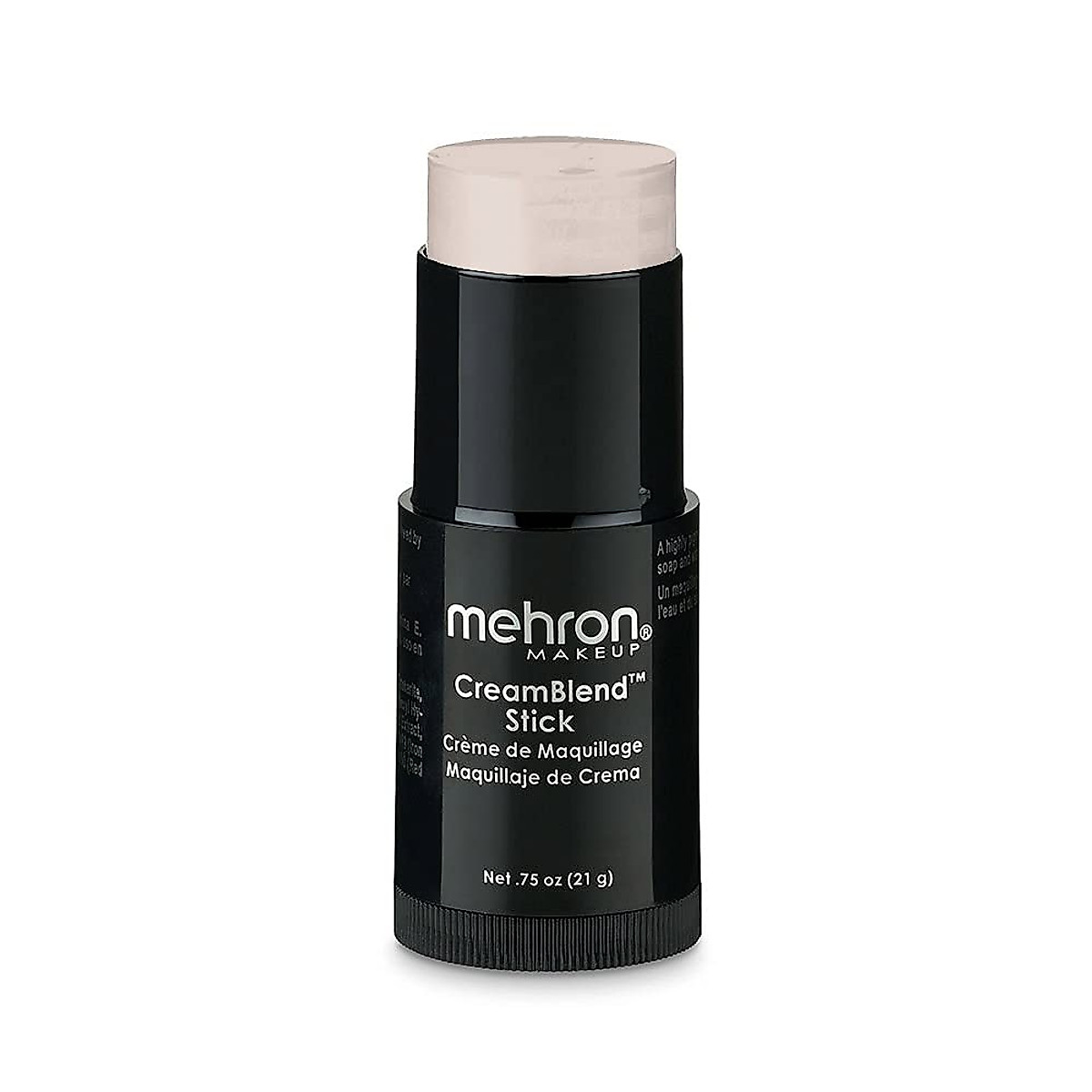 Mehron Makeup CreamBlend Stick | Face Paint, Body Paint, & Foundation Cream Makeup| Body Paint Stick .75 oz (21 g) (Butterfly Ivory)