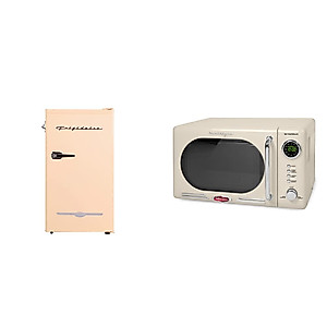 Frigidaire Retro Bar Fridge Refrigerator with Microwave Oven
