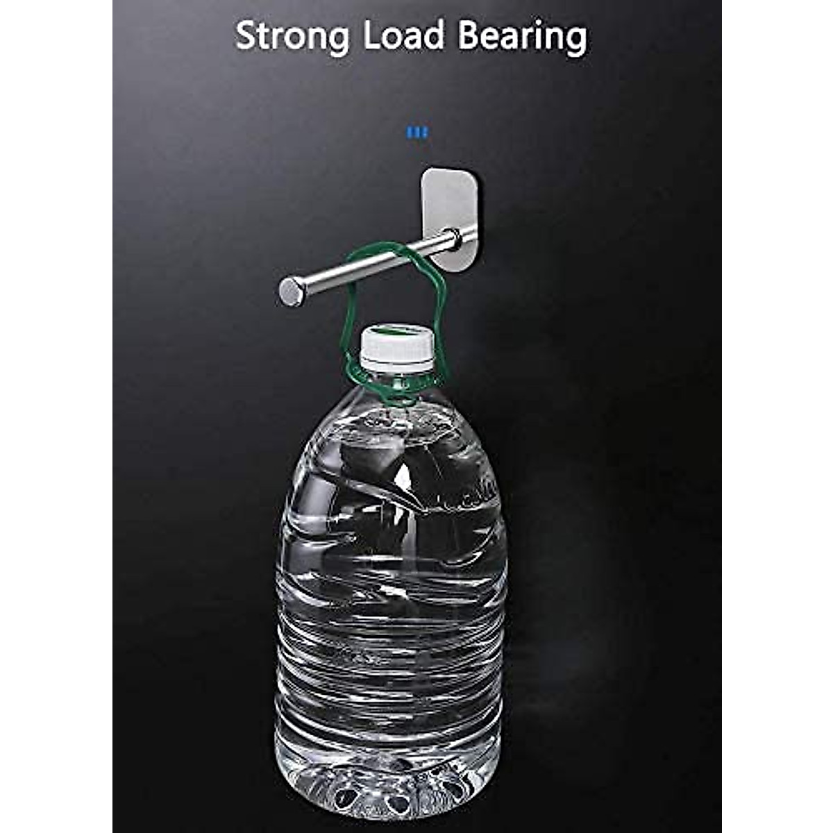 XINYUWIN Stainless Steel Clothes Hanger Storage Rack Organizer Wall Mount Adhesive OR Drilling Installation