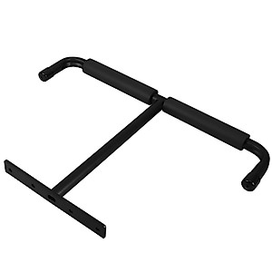 TOGEVAL Hook Display Stand Wall Hanging Display Shelf Storage Shelves Storage Rack Fishing Rods T-shaped Ceiling Rack Garage Organizer Double Sided Hooks Rod Holder Black Stainless Steel