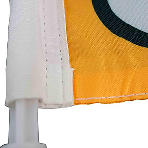 FANMATS 61839 Atlanta Braves Ambassador Car Flags - 2 Pack Mini Auto Flags, 4in X 6in, Perfect for Hood or Trunk