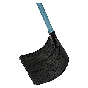 OFXDD Rubber Fly Swatter, Long Fly Swatter Pack, Fly Swatter Heavy Duty, Light Blue Color (3 Pack)