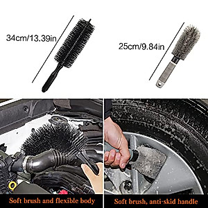62 Inch Car Wash Brush Mop Windshield Window Squeegee, 14 PCS Car Wash Set, Car Wash Accessories Details Kit, Car Wash Supplies, Car Detailing Kit, Car Wash Cleaning Tools Kit, for Truck, RV, SUV