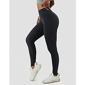 DREAMOON High Waisted Seamless Workout Leggings for Women Scrunch Butt Lifting Leggings Gym Booty Tummy Control Yoga Pant Comfort Tights(#1 Upgrade Seamless Amplify Black)