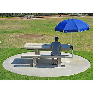 AMMSUN Umbrella Stand Bench Buddy Umbrella Holder Clamp Holder Clip Beach Fishing Umbrella Mount Chair Clamp