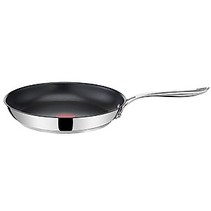 Tefal Cook's Direct Frying Pan, 24cm, Jamie Oliver, Stainless Steel