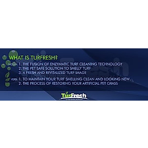 BioTurf BioS+ Artificial Turf Grass Concentrate Enzyme Cleaner and Pet Odor Eliminator - Removes Odors and Sanitizes - Organic, Safe, Environmentally Responsible (1 Gallon)