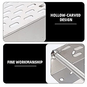 Rustic Wall Shelves Hanging Floating Shelves 1 Set Storage Rack Bathroom Wall- Mounted Shelf Practical Storage Shelf for Home Metal Floating Shelves Bathroom Wall Shelves