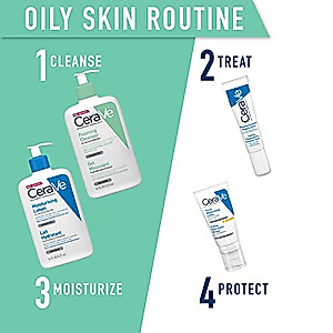 CeraVe Foaming Cleanser | 473ml/16oz | Daily Face, Body & Hand Wash with Niacinamide, for Normal to Oily Skin