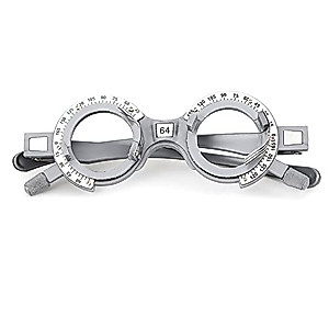 104 pcs Optical Trial Lens Set,Metal Rim Optometry Kit Box + A Free Trial Frame,Optometry Test Trial Frame,Ophthalmic lense(104 PCS)