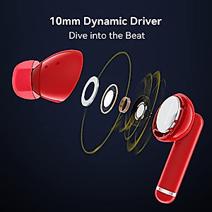 UMIDIGI AirBuds Pro Hybrid Active Noise Cancelling Wireless Earbuds,in-Ear Earphones,Transparency Mode Headphone with 6 Mics, Immersive Sound Premium Deep Bass Wireless Headsets with 5 Sizes Eartips