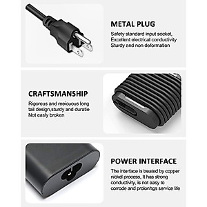 65W 45W Dell Laptop Charger USB C for Dell Latitude 5420 5520 7275 7420 7410 7370 Dell XPS 13 9350 9250 9380 9370 9360 9365 Chromebook 3100 3400 5190 Adapter Power Cord