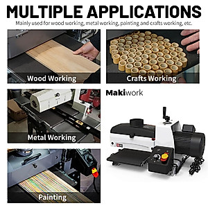 Drum Sander Feed Belt Conveyor Compatible With JET 10-20 Drum Sander - 10-1/4" x 32-5/32" Silicone Carbide Feed Belt, 100 Grit