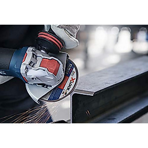 Bosch GWX13-50VSP 5 In. X-LOCK Variable-Speed Angle Grinder with Paddle Switch, Black,grey,blue