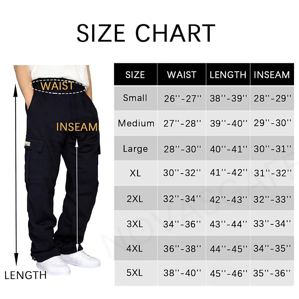 Mens Fleece Cargo Jogger Sweatpants for Adult Drawstring Loose Fit Joggers Sweat Pants with Pockets Grey
