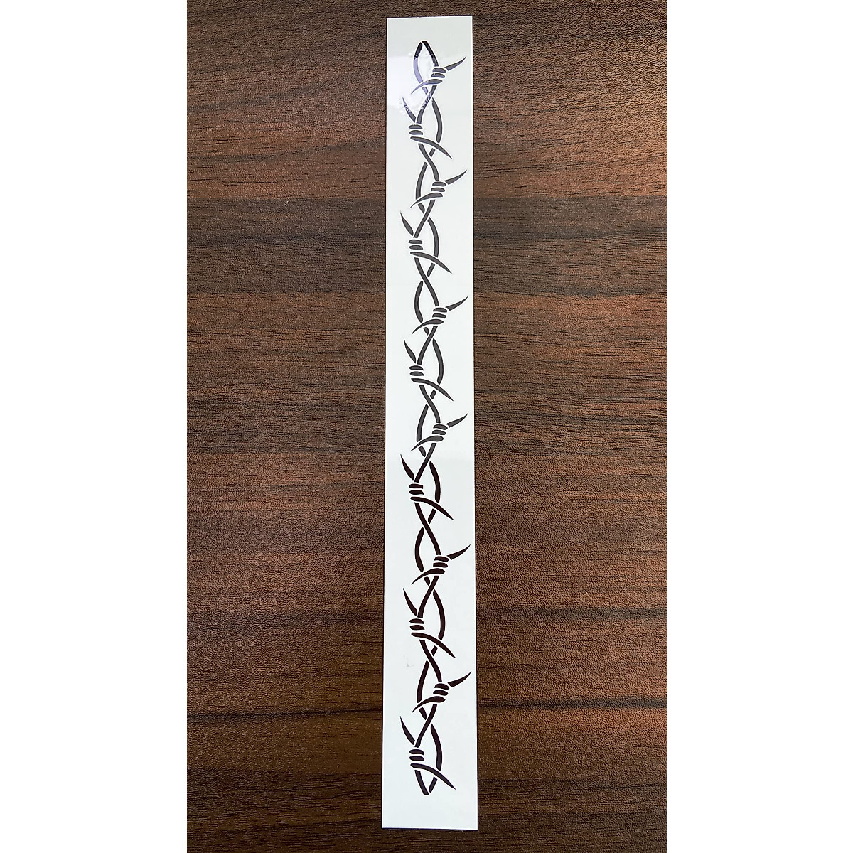 Barbed Wire Temporary Tattoo, Large Barb Wire Tattoo Pamela Anderson Costume Black Fake Tattoos for Halloween Men Women Guys Body Art, 9-Sheet