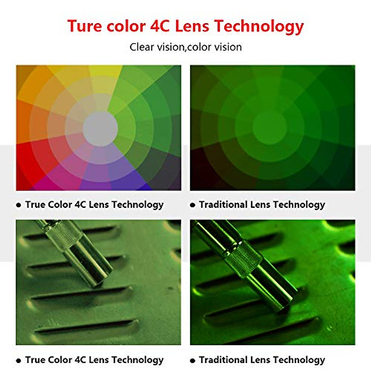 TEKWARE Large Viewing True Color Solar Powered Auto Darkening Welding Helmet, Hemispherical 4C lense, 4 Arc Sensor Wide Shade Range 4/5-9/9-13 Luminous Welder Mask for Mig Tig Arc Grinding Plasma