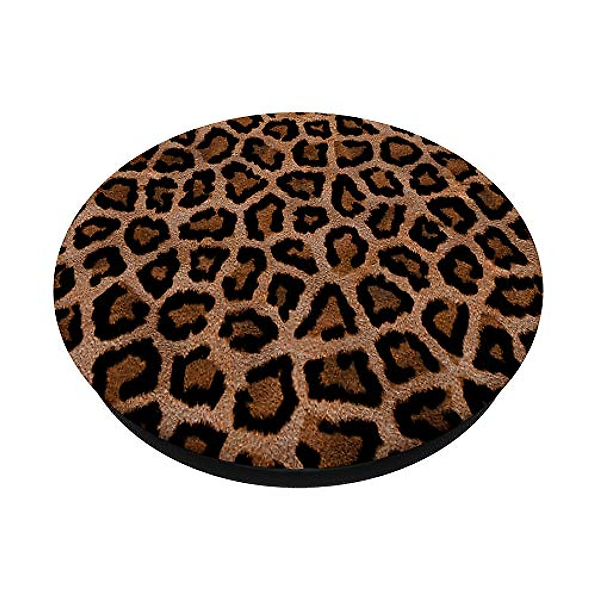 Cell Phone Button Holder Pop Out Knob Brown Leopard Print PopSockets PopGrip: Swappable Grip for Phones & Tablets