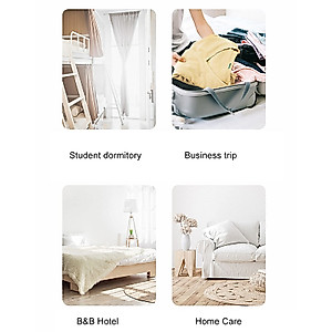 ELINP Travel Washing Machine, Portable Clothes Washer, Mini Laundry Machine, Foldable Bucket Washer Portable Mini 9L Large Capacity USB Power Supply Washing Machine for Lingerie Underwear