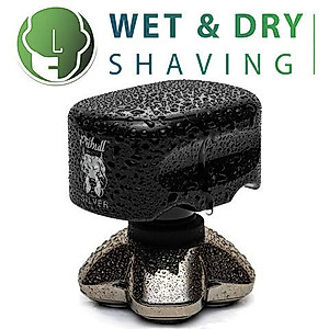 Buy a Skull Shaver Pitbull Silver PRO Along with 3 Head Replacement Blade