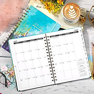 2023-2026 Monthly Planner/Calendar - 3 Year Monthly Planner 2023-2026, July 2023 - June 2026, 6.3" x 8.4", 36 Monthly Planner with Hardcover, Back Pocket with 30 Notes Pages & Tabs - Oil Painting