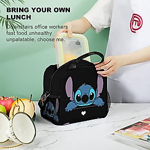 VVD Lunch Bag, Black, 8.6in x 5.5in x 9in, Nylon, Unisex