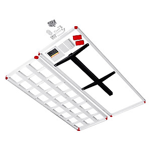 IRONMAX Hitch Cargo Carrier, 60” x 22” x 7” Trailer Hitch Mount Aluminum Cargo Carrier Fits 2” Receiver, Heavy Duty Vehicle Rear Cargo Basket for SUV, Car, Van, Truck, 500LBS Capacity