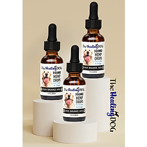 The Healing Dog: Hemp Oil for Cats & Dogs - 300mg