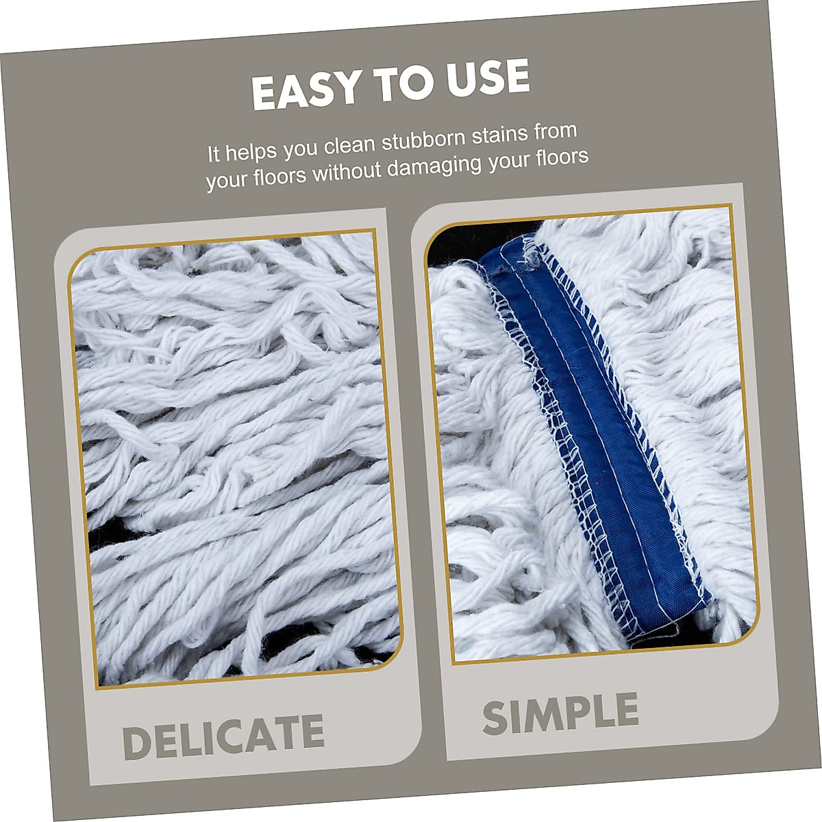 Beavorty 2pcs Replaceable Mop Head Mops Mop Accessories Trapeadores para Limpiar Piso Floor Mop Trapeadores Con Cubeta Industrial Mop Heavy Duty Mop Sponge Mop Plastic