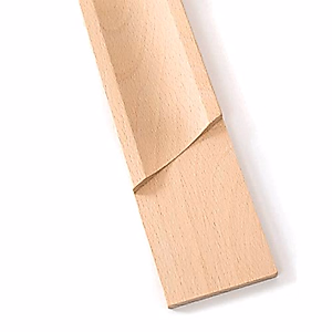 Tuuli Kitchen – Salami Wooden Cutting Board, Specially Designed Beechwood Charcuterie Boards, Cutting Board Coated with Oil, 37 x 5.5 cm