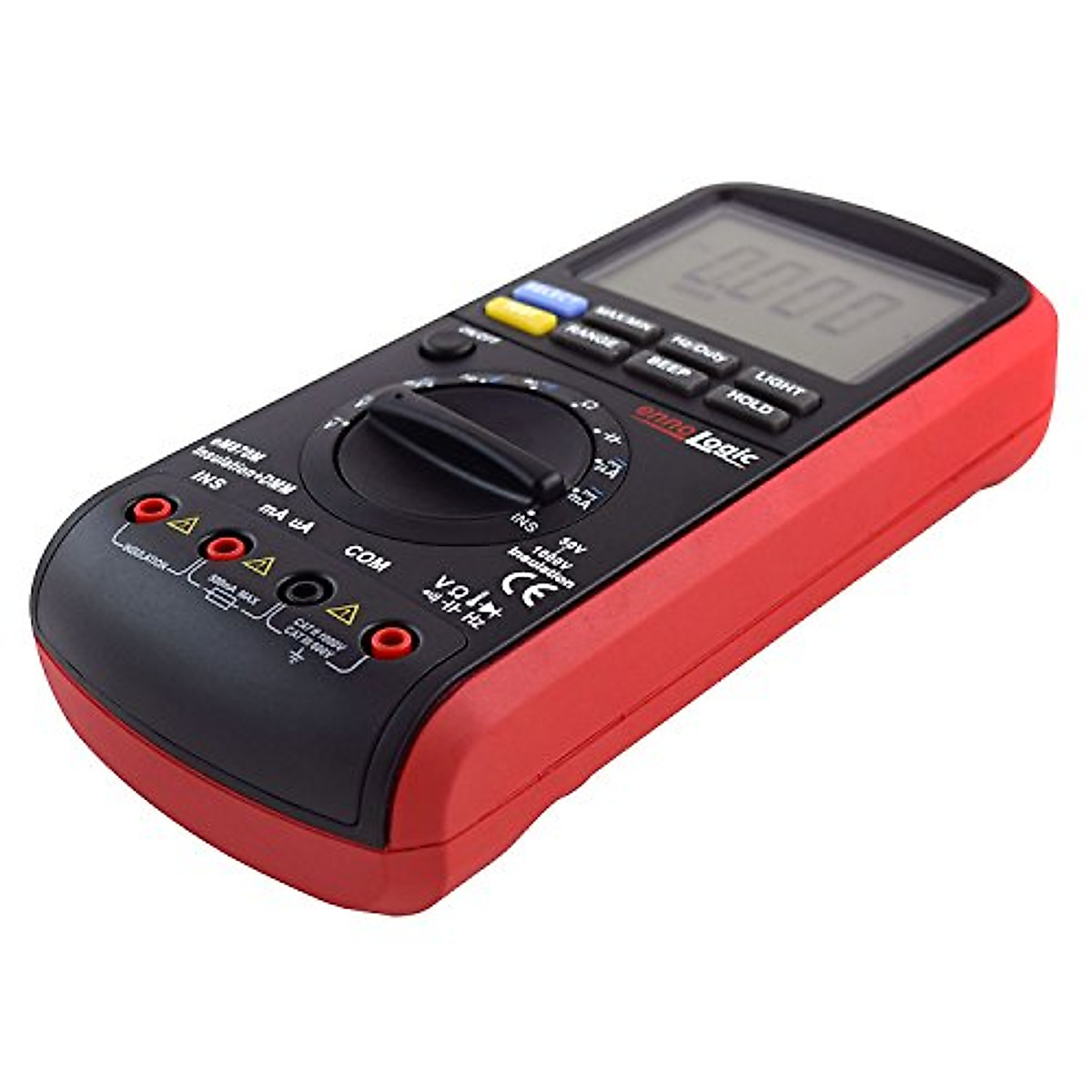 ennoLogic Insulation Tester 50/100/250/500/1000V, Megohmmeter and Multimeter: 50k to 2G Insulation Resistance, DC/AC TRMS Voltage and Current, Resistance, Capacitance, Frequency, Temperature - eM870M
