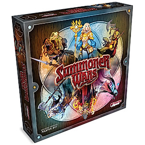 Summoner Wars Second Edition Plaid Hat Games Master Set – Tactical Dueling Card Game – Includes 6 Faction Decks, Custom Dice, and Game Board – Ages 9+, 2 Players