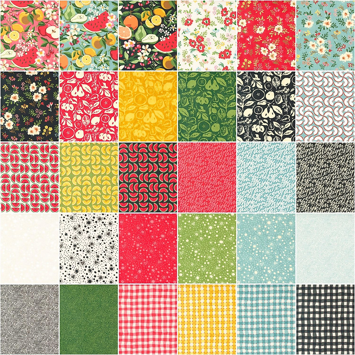 BasicGrey Fruit Loop 30 Fat Quarters Moda Fabrics 30730AB