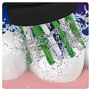 Oral-B Oral-B CrossAction with CleanMaximiser Black Edition Brush Heads Pack of 3