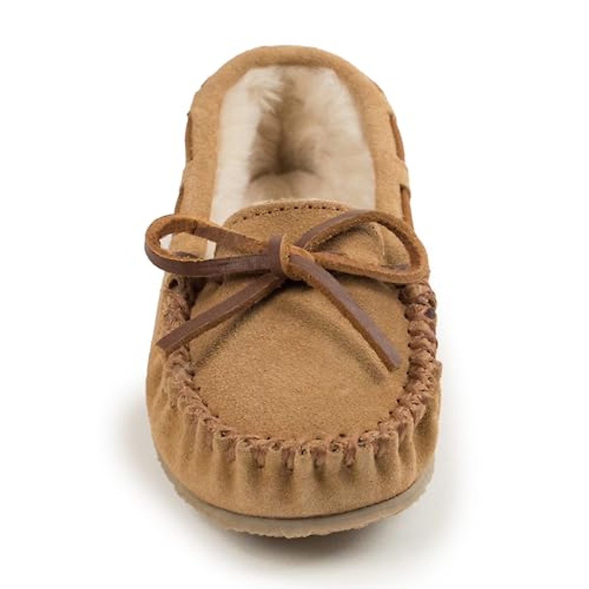 Minnetonka Cassie Slippers for Kids, Cinnamon,4 M