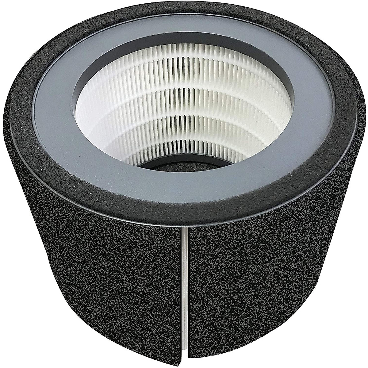 Crane Accessories Tower Air Purifier with True HEPA Filter,Black, 1 Count