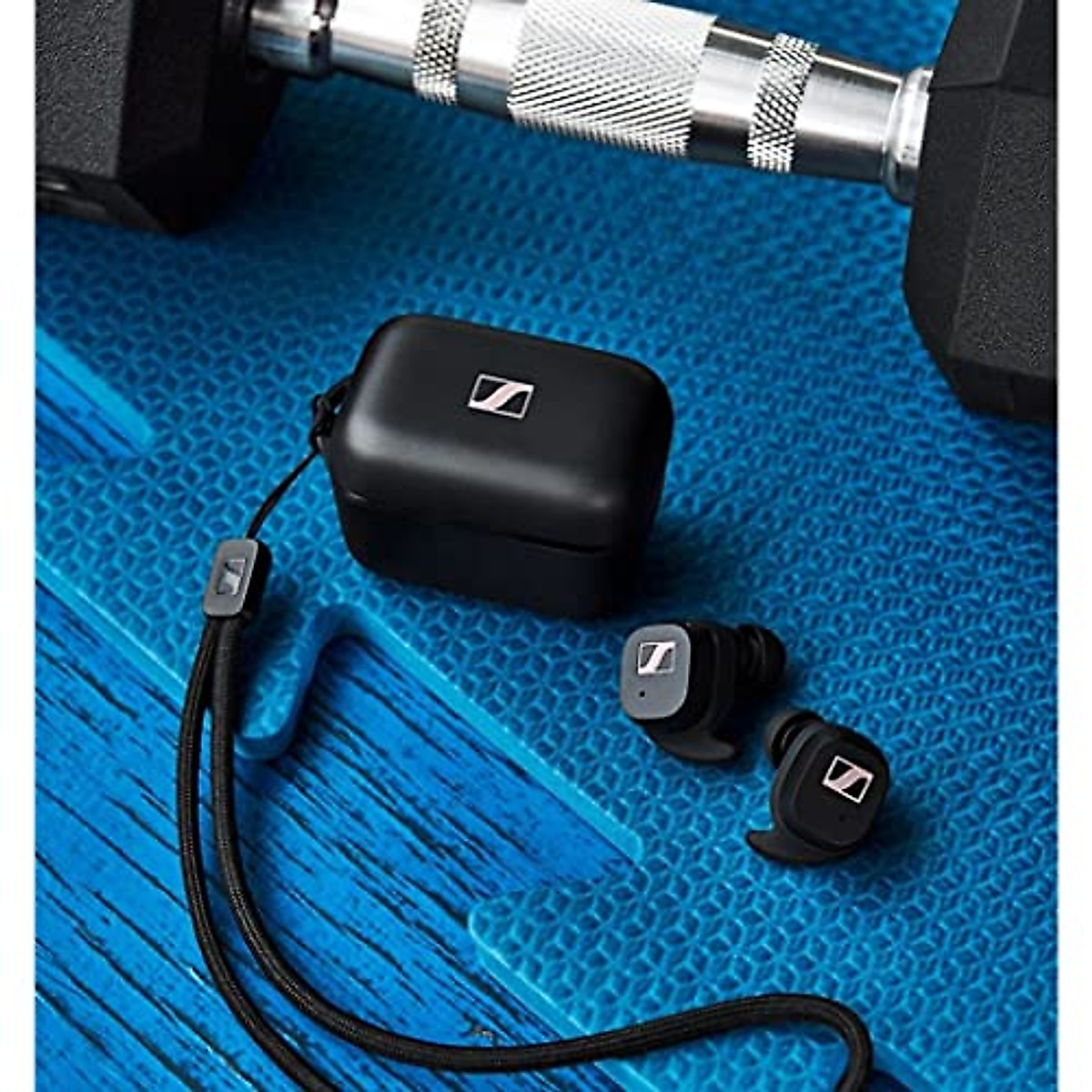 Sennheiser Sport True Wireless Earbuds - Bluetooth in-Ear Headphones, Music and Calls with Adaptable Acoustics, Noise Isolation, Touch Controls, IP54 27-Hour Battery, Black