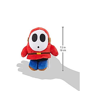 Little Buddy Super Mario All Star Collection 1591 Shy Guy Stuffed Plush, 6.5",Multi-colored, 156 months to 180 months