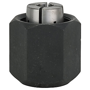 Bosch 2608570104 Routers Collet Set, 1/4", Black/Silver