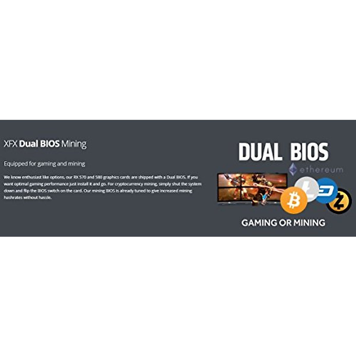 XFX Radeon RX 580 GTS XXX Edition 1386MHz OC+, 8GB GDDR5, VR Ready, Dual BIOS, 3xDP HDMI DVI, AMD Graphics Card (RX-580P8DFD6)