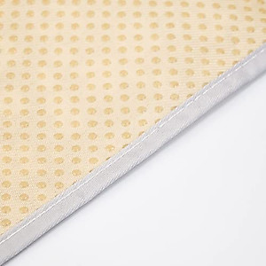 HappyFlute Splat Mat for Under High Chair/Art/Crafts/Playtime,Waterproof and Washable Splat Mat for Baby Feeding Supplies,43'x43' Square(Flowering Straw)