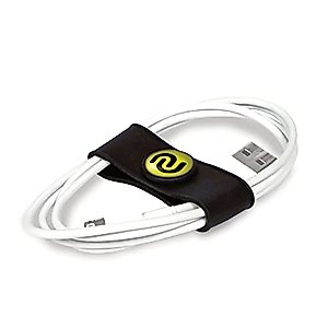 Numi Snap-In Cord Organizer for Earbuds, Charging Cables, and Auxiliary Cords - Compatible with Lightning Cables and USB Chargers - Silicone (4-Pack)