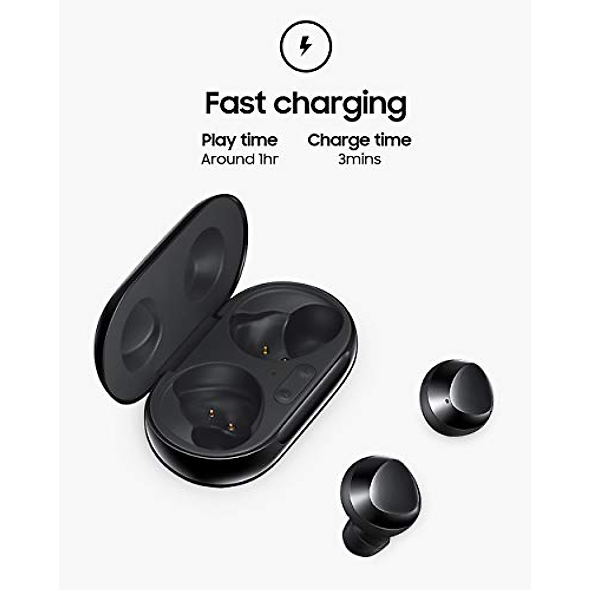 Samsung Galaxy Buds+ True Wireless Earbud Headphones - Black (Renewed)