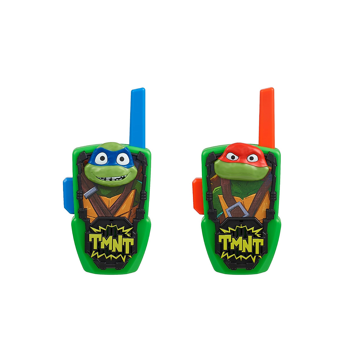 eKids Teenage Mutant Ninja Turtles Toy Walkie Talkies for Kids, Static Free Indoor and Outdoor Toys for Boys, Designed for Fans of Ninja Turtles Toys